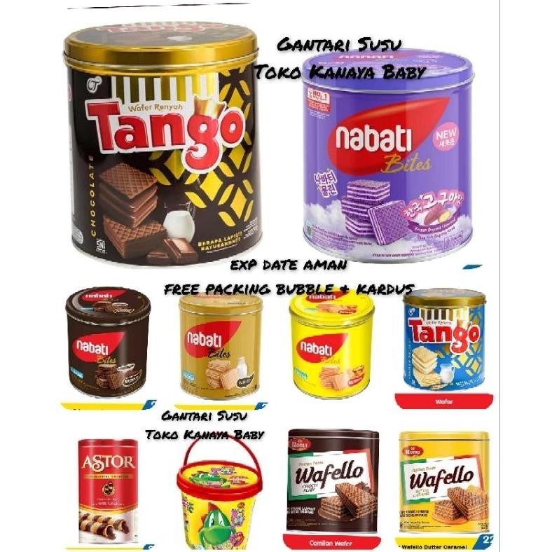 Jual Re27 Wafer Tango, Nabati wafer, Jelly inaco, Astor ,Nissin wafer ...