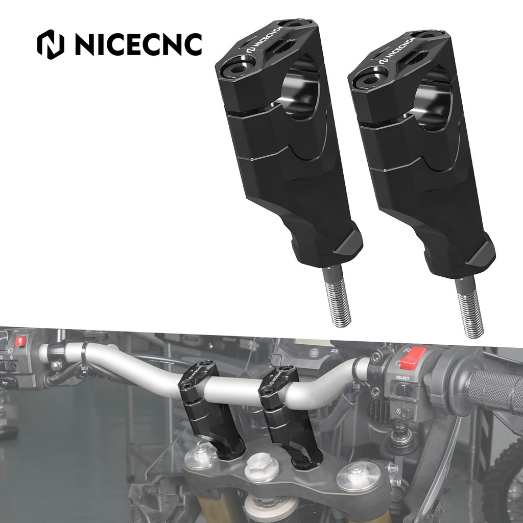 Jual SHC Motorcycle Pullback 20mm Rise Handlebar Risers for Yamaha ...