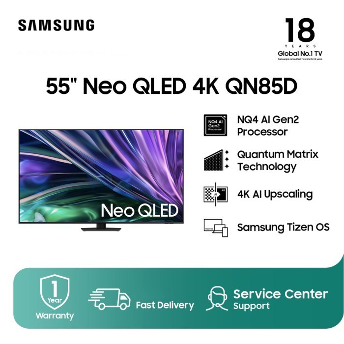 Jual Samsung 55QN85D Neo QLED 4K Smart TV 55" QN85D QA55QN85DAKXXD ...