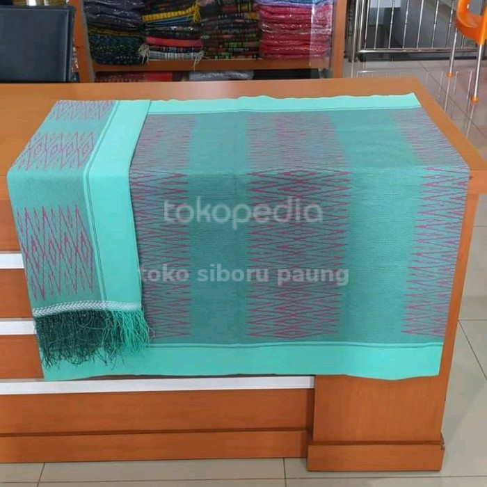 Jual Songket Tarutung Sibolang Rasta Kw2 Warna Hijau Tosca | Shopee ...