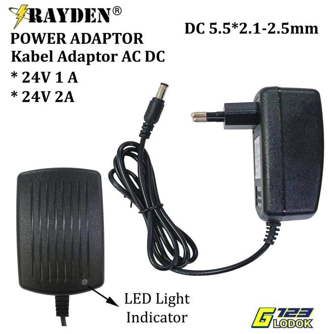 Jual Adaptor Power Supply Adapter Switching PSU Lampu LED 24V 24 Volt ...