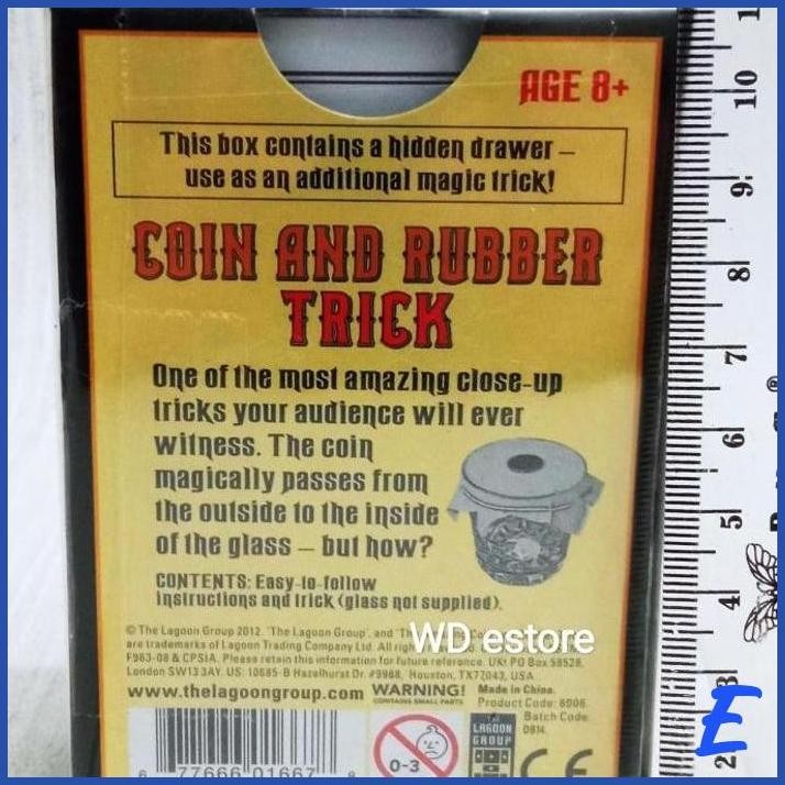 Jual [WDE] PERLENGKAPAN SULAP THE AMAZING COIN AND RUBBER TRICK | Shopee Indonesia