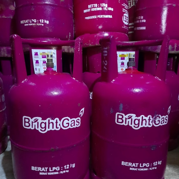 Jual Bright Gas Elpiji 12 Kg" Isi+Tabung" | Shopee Indonesia