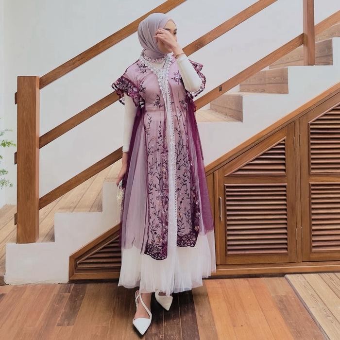 Jual OLIVIAMO Kannaya Outer All Size Jumbo- Outer Brokat Pesta | Shopee ...