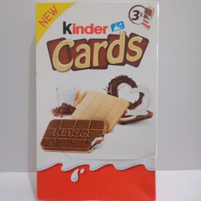 Jual !!!!!!] KINDER CARDS 3 PACKS ( 6 PIECES ) | Shopee Indonesia