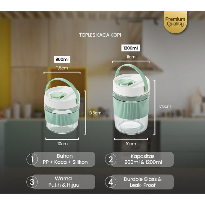 Jual READY TOPLES KACA KOPI BIJI-BIJIAN FERMENTASI ACAR DOUBLE OPEN ...