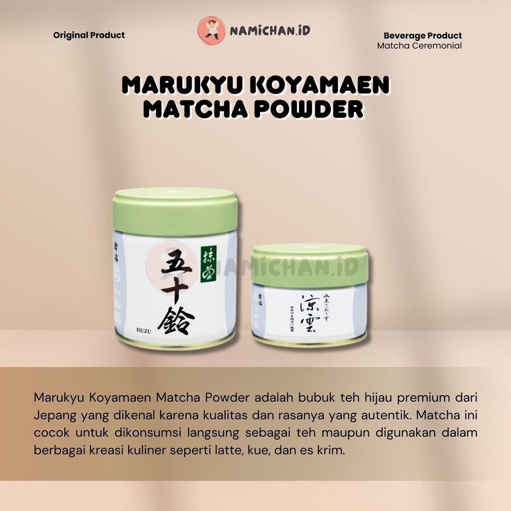 Jual [ Ready Stock ] Marukyu Koyamaen Matcha Powder | Marukyu Koyamaen ...