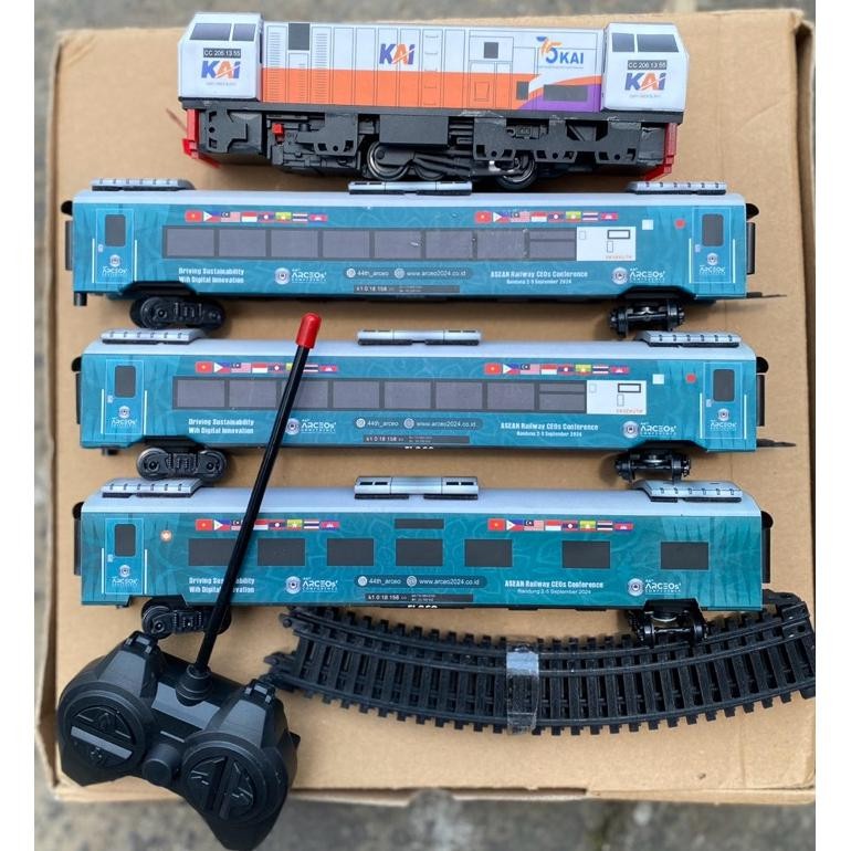 Jual Terbaru paket Rangkaian murah Mainan Kereta Api Indonesia RC ...