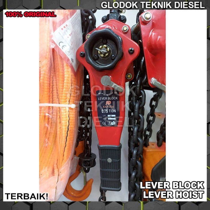 Jual Redy Lever Block 0.75 Ton X 3 Meter Lever Hoist 0,75 Ton X 3 Meter ...