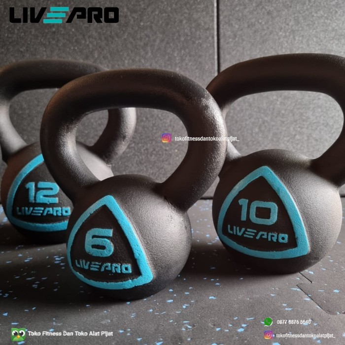 Jual Nadia Livepro Clasic Kettlebell Item Lp8041 ( 12Kg ) | Shopee Indonesia