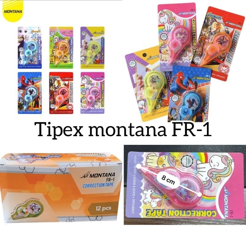Jual TIPE-X ROLL MOTIF 5mm x 12m MONTANA FR-1 / PENGHAPUS PULPEN ...