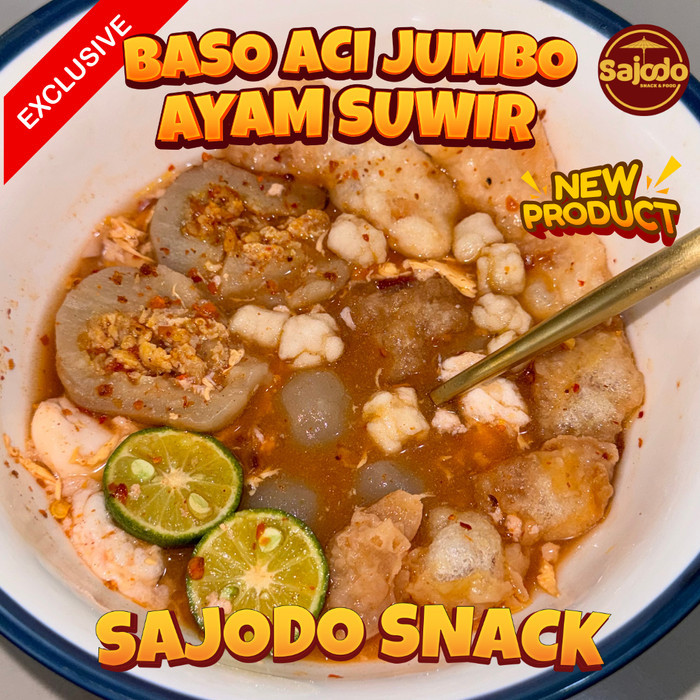 Jual TERUJI Baso Aci Ayam Suwir Pedas Jumbo - Produk Terbaru Sajodo ...