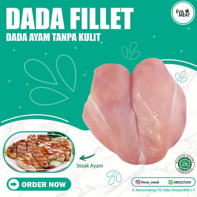 Jual READY DADA FILET AYAM - BONELESS BREAST CHICKEN - BREAST FILLET ...