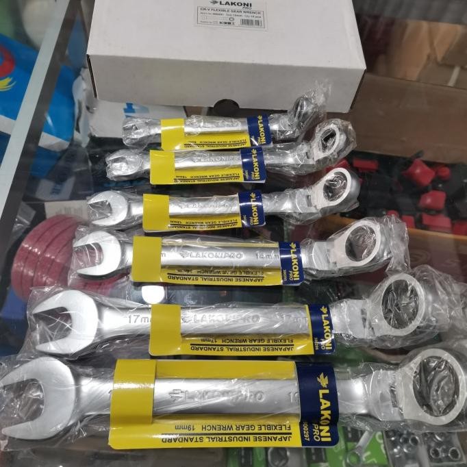 Jual Produk Baru!! Kunci ring pas Ratchet kunci ring retchet flexible kunci pas kombinasi ...