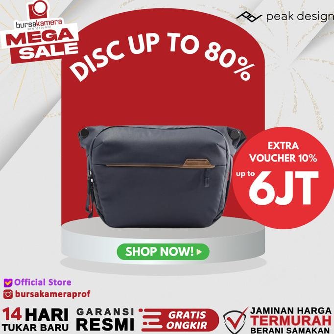 Jual Peak Design 6L Everyday Sling V2 6L Midnight Original Resmi Segel ...