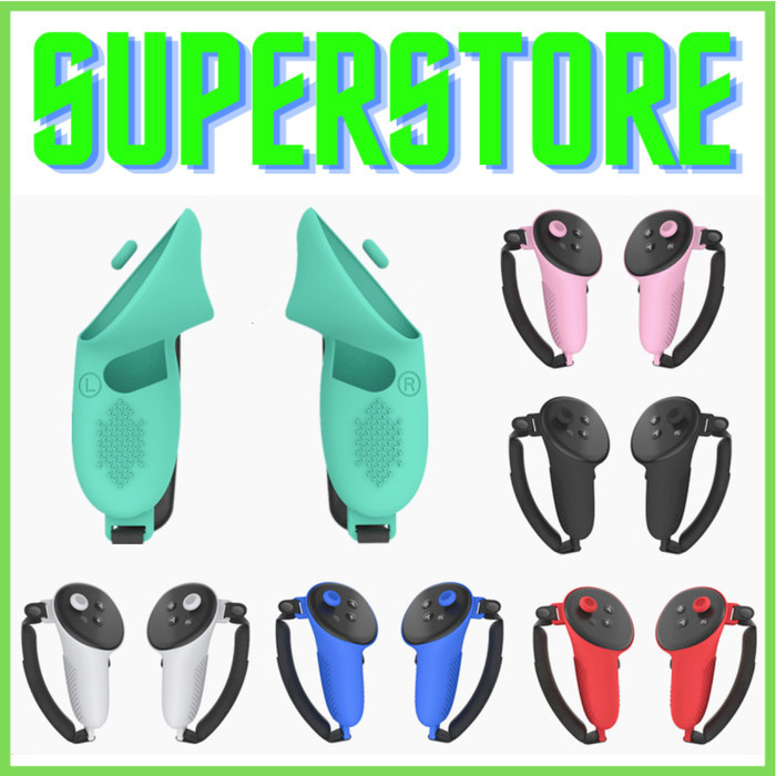 Jual Silikon Case Casing Hand Grip Controller Stik For Meta Quest 3 ...