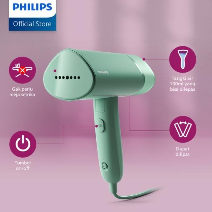 Jual Philips Handheld Steamer 3000 Series - Sth3010/70 | Shopee Indonesia