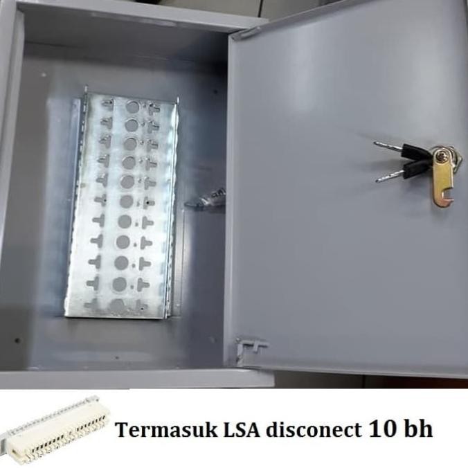 Jual Box MDF 100 pair Lengkap /Terminal box 100 Pair komplit LSA Frame ...
