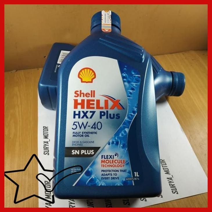 Jual [SYL] OIL SHELL HELIX HX7 PLUS SAE 5W-40 (1LITER) | Shopee Indonesia