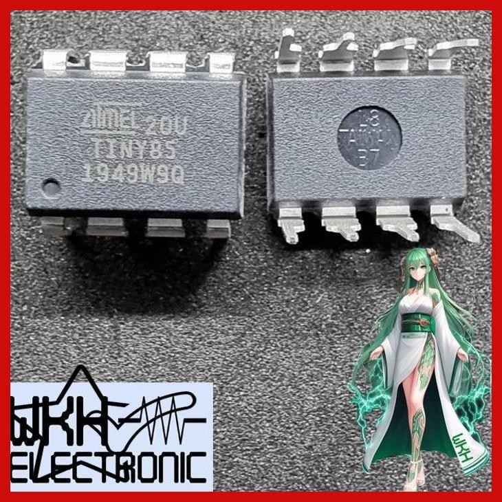 Jual [WKH] ORIGINAL ATTINY85-20PU ATTINY85 20PU 8 BIT MICROCONTROLLER DIP 8 PIN | Shopee Indonesia