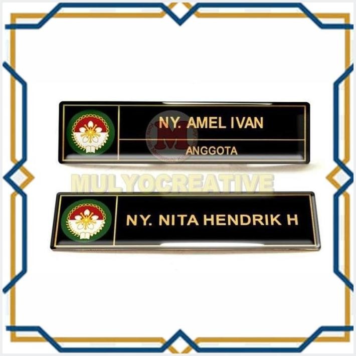 Jual [MUL] PAPAN NAMA DADA DHARMA WANITA NAMETAG - NAME TAG CUSTOM LOGO ...