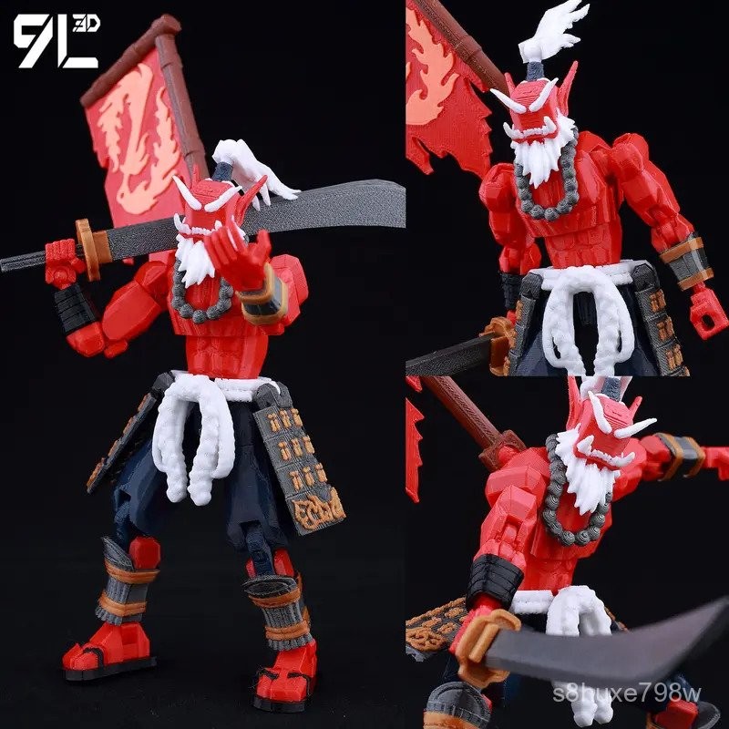 Jual 9L 3D Printed Warcraft Blademaster with Fire Effects Lucky Dummy ...