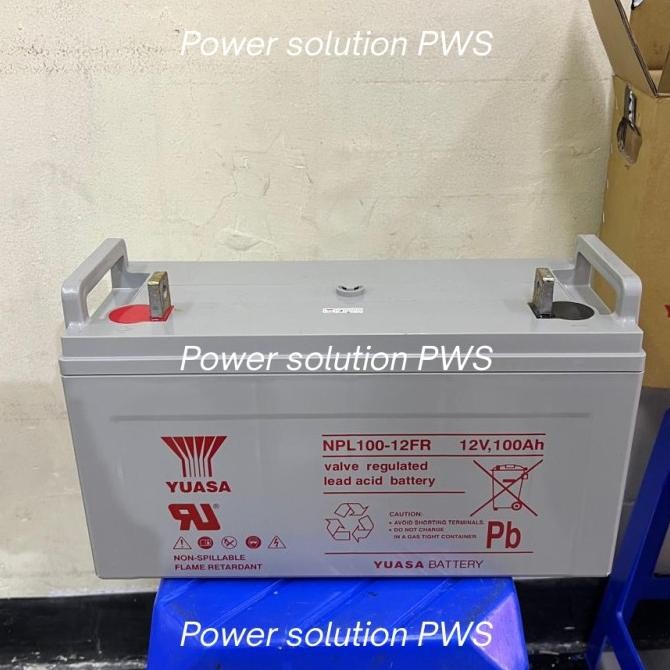 Jual Baterai UPS Yuasa 12v 100Ah Battery VRLA Yuasa NPL100-12 NPL 100 ...
