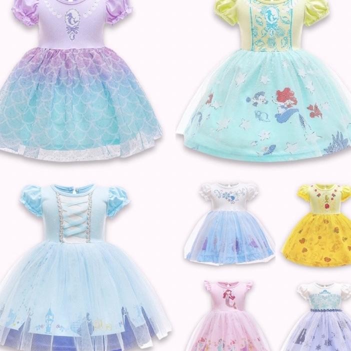 Jual Dre Tutu Prince Ela Frozen Rapunzel Cinderella Belle Mermaid Baju ...