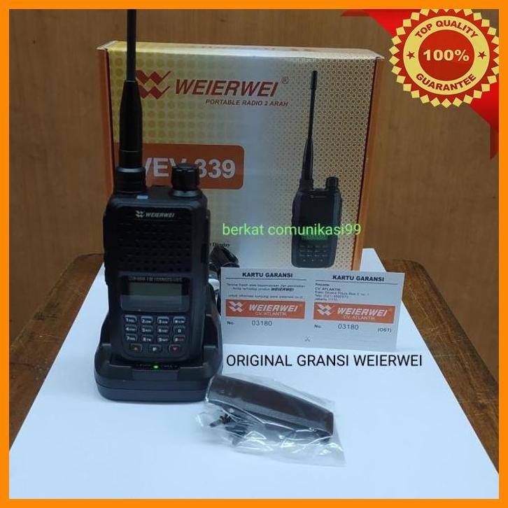 Jual [bcs] ht weierwei vev-339 vhf 5wat original | Shopee Indonesia