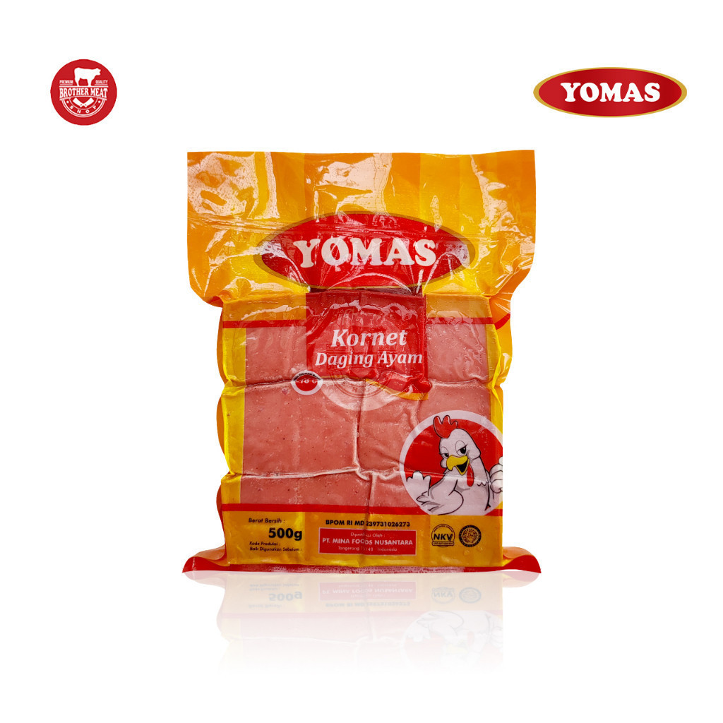 Jual YOMAS Kornet Ayam 500gr - Brothermeatshop | Shopee Indonesia