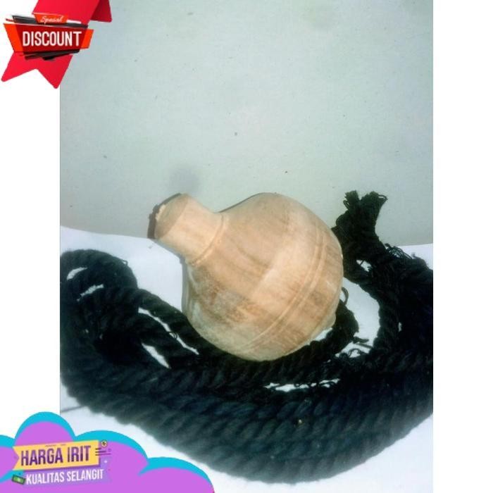 Jual Promo Gasing-Gangsing Buyung-Panggal Kayu Buyung Medium Diameter 6 ...