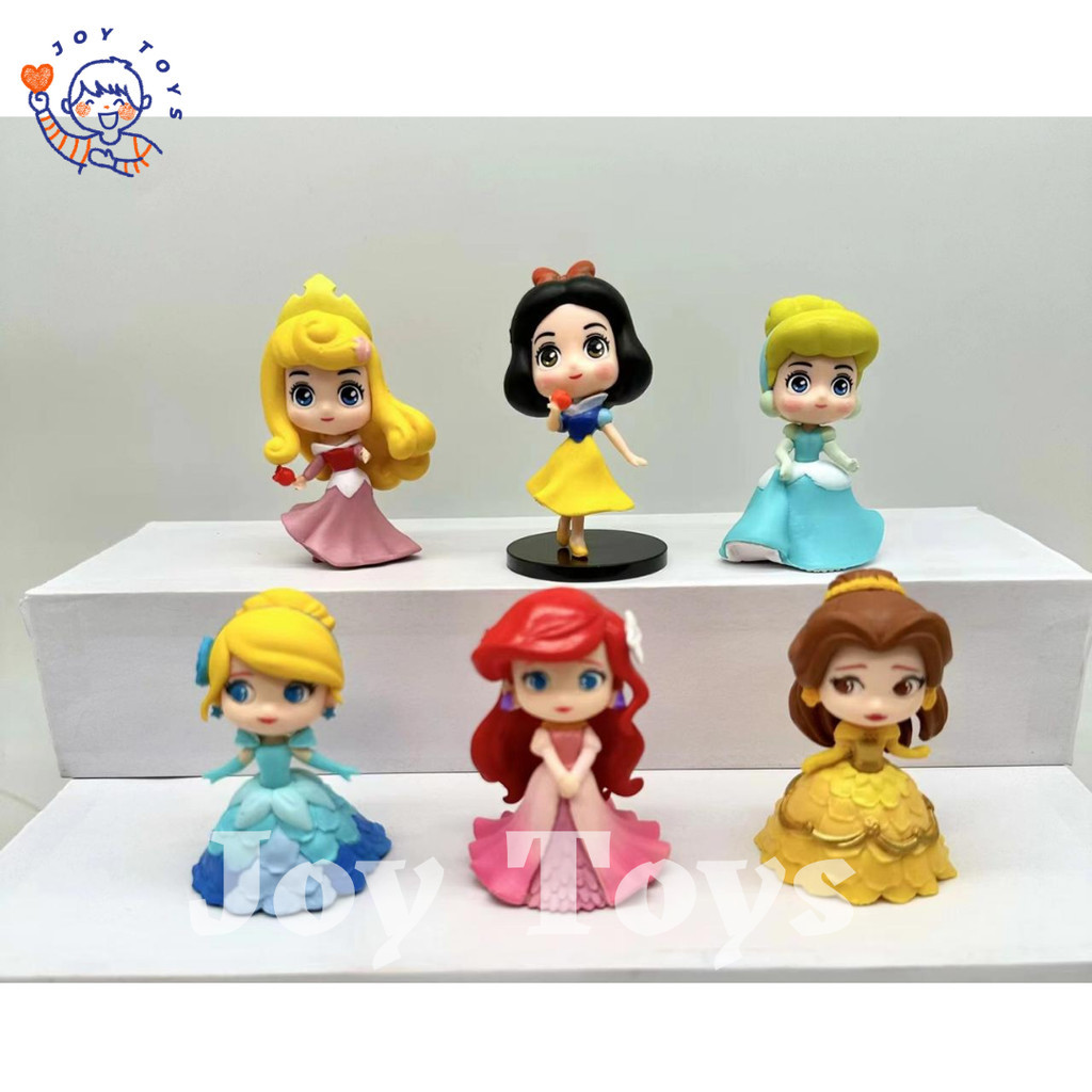 Jual DISNEY PRINCESS SITTING CHIBI 6 PCS 150 FIGURE TOYS | Shopee Indonesia