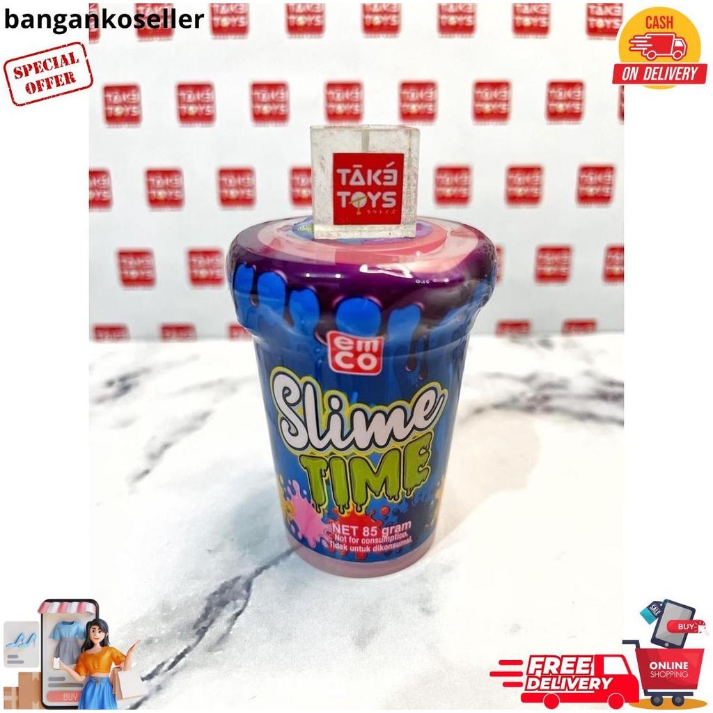 Jual Emco - Slime Time - Mainan Anak Slime Original Produk | Shopee ...
