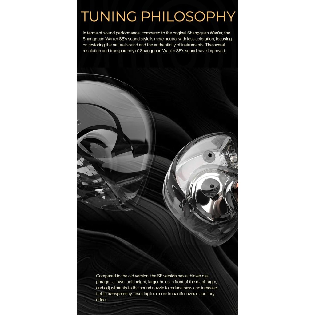 Jual TANGZU WAN'ER/WAN ER/WANER SG Studio Edition Dynamic Driver 2pin QDC In-ear IEM | Shopee ...