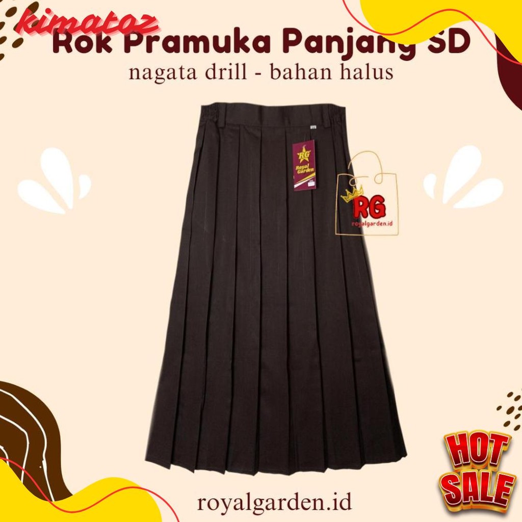 Jual Rok Seragam Rok Lipit Searah Plisket Sekolah Dasar Sd Merah Hati ...