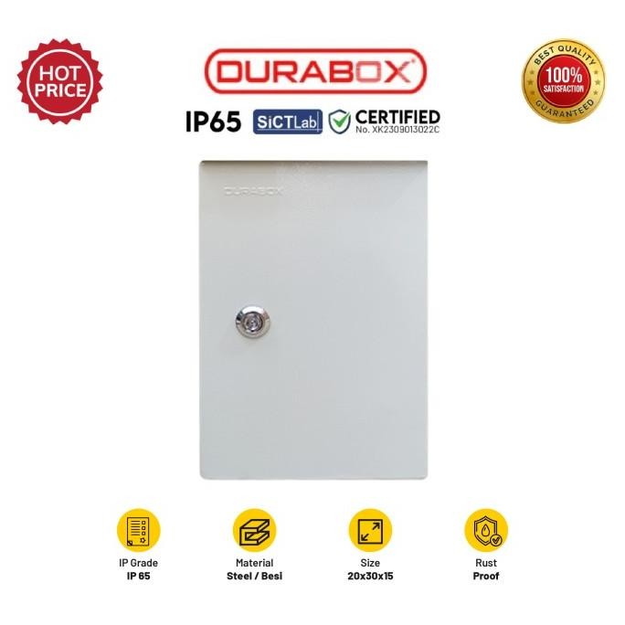 Jual Murah Box Panel Listrik Steel Indoor Wall Durabox SIW 20x30x15 Non ...