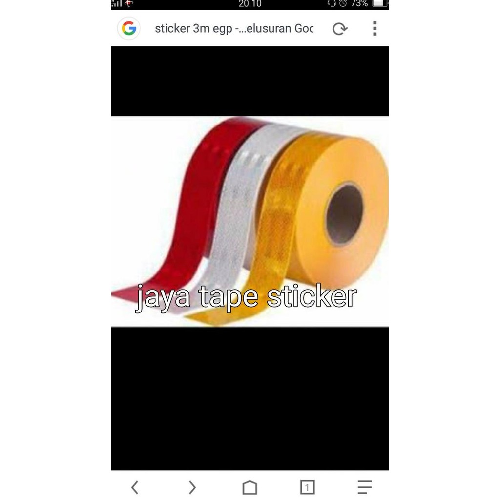 Jual 3M STICKER REFLECTIVE TAPE EGP 48 MM X 15 MTR -SCOTLITE PRISMATIC PROMO | Shopee Indonesia