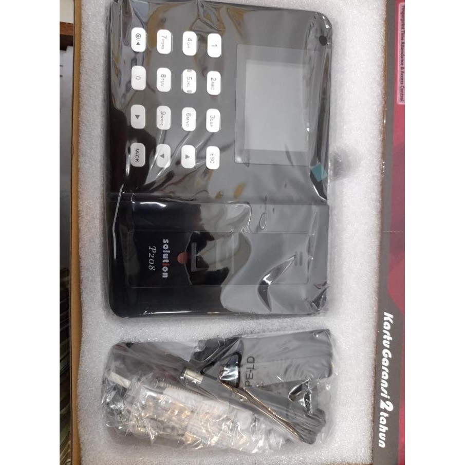 Jual Mesin Absen Fingerprint Solution P208 | Shopee Indonesia