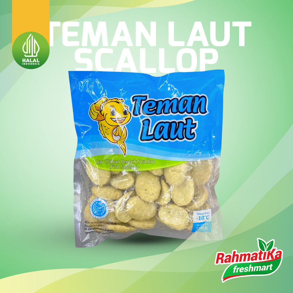 Jual Teman Laut Scallop Ikan 500gr | Shopee Indonesia