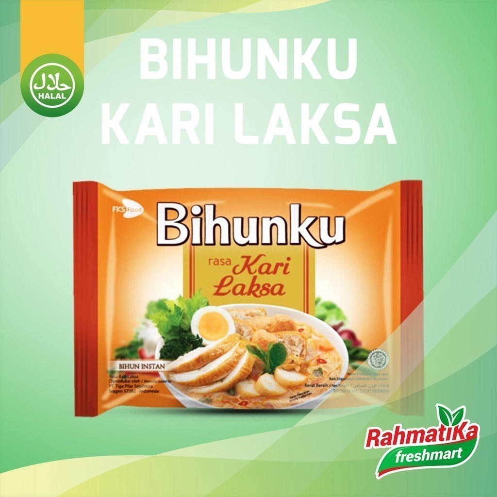 Jual Bihunku Kari Laksa / Bihun Instan 55 gr | Shopee Indonesia