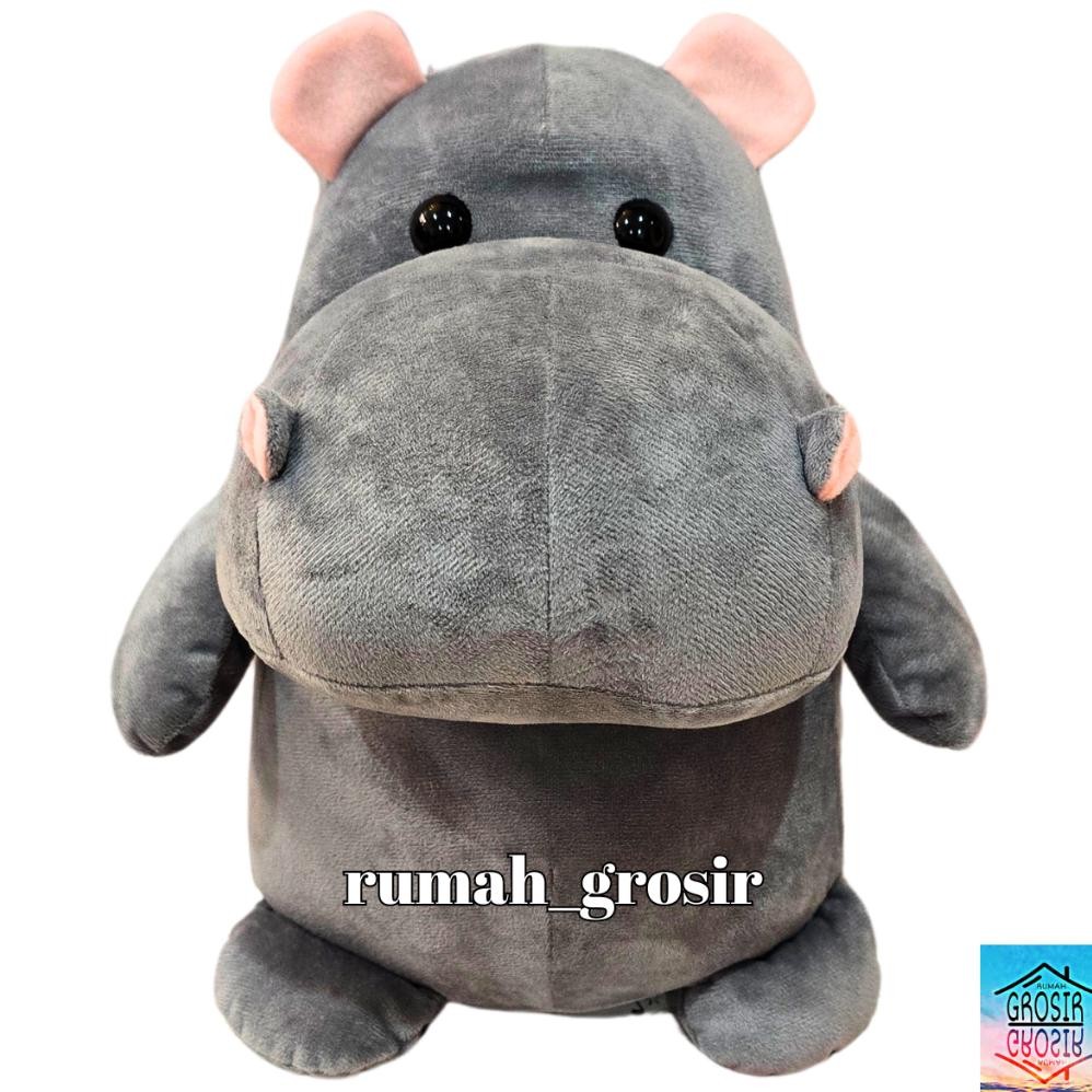 Jual dw-45 (Rumah Grosir) Boneka Kuda Nil Hippopotamus Kudanil Moo Deng ...