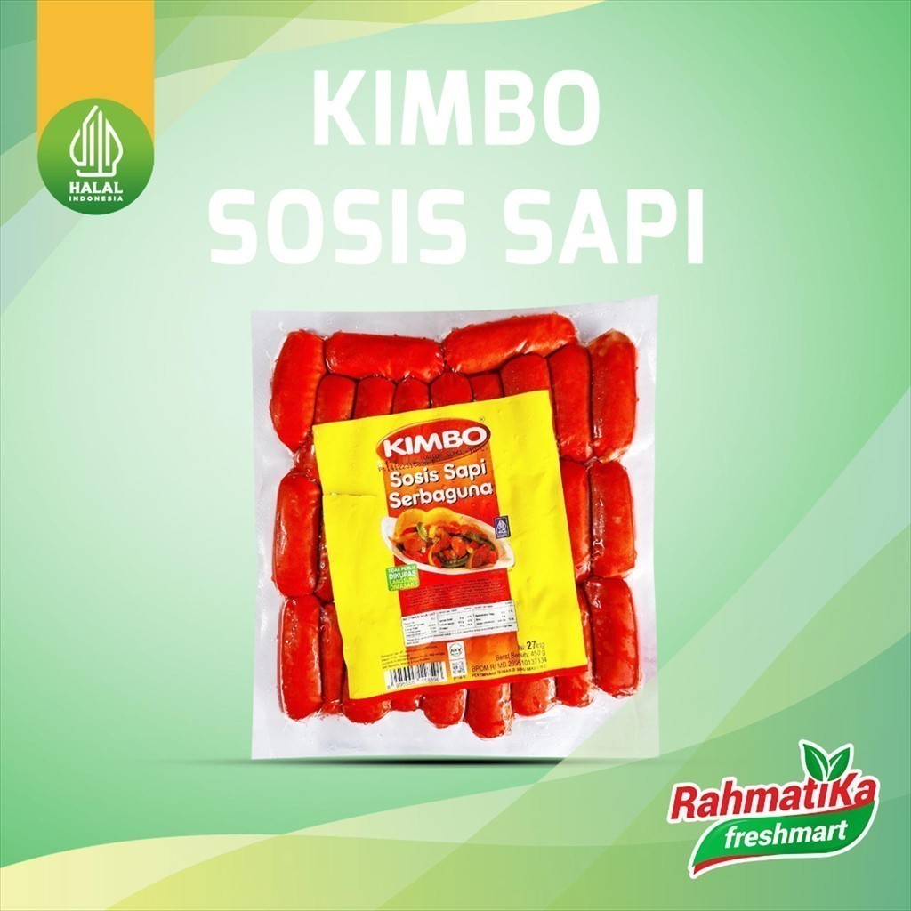 Jual Kimbo Sosis Sapi Serbaguna Isi 27 Pcs / 450 gr | Shopee Indonesia