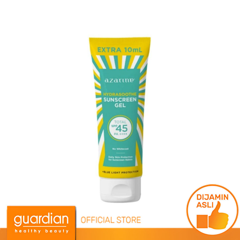 Jual Azarine Hydrasoothe Sunscreen Gel SPF 45 PA ++++ 110Ml | Shopee Indonesia