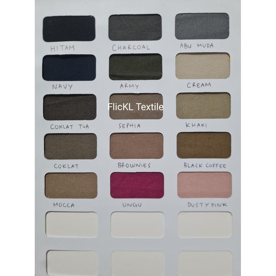 Jual (Good) Kain Twill Melar Twill Scotch Kain Chino Melar Twill ...