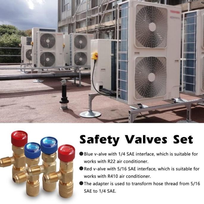 Jual :=:=:=:=] control valve AC kulkas kran manifold R410 R22 adaptor ...