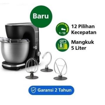 Jual Philips Stand Mixer Kitchen Machine Pro Mixer HR7922/90 Kapasitas 5L | Shopee Indonesia