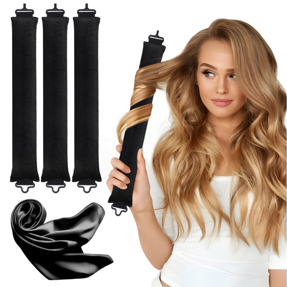 Jual BIG WAVE Hair Curler Heatless Hair Curler Hair Roller Alat ...