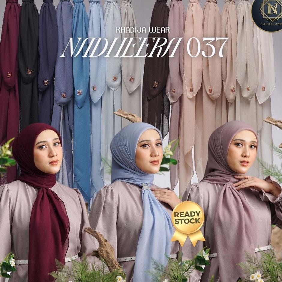 Jual Nadheera 037 Carf Polo Voal N37 B Hijab Egiemat N037 037 Erujung Jilbab | Shopee Indonesia