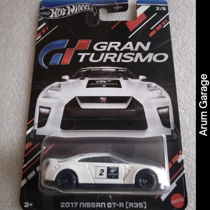 Jual Hot Wheels 2017 Nissan GT-R R35. Card GT Gran Turismo Series. Full ...
