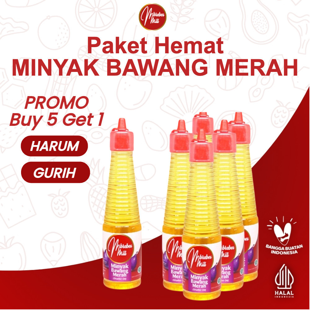 Jual Paket Hemat Minyak Bawang Merah Isi 6 | Shopee Indonesia